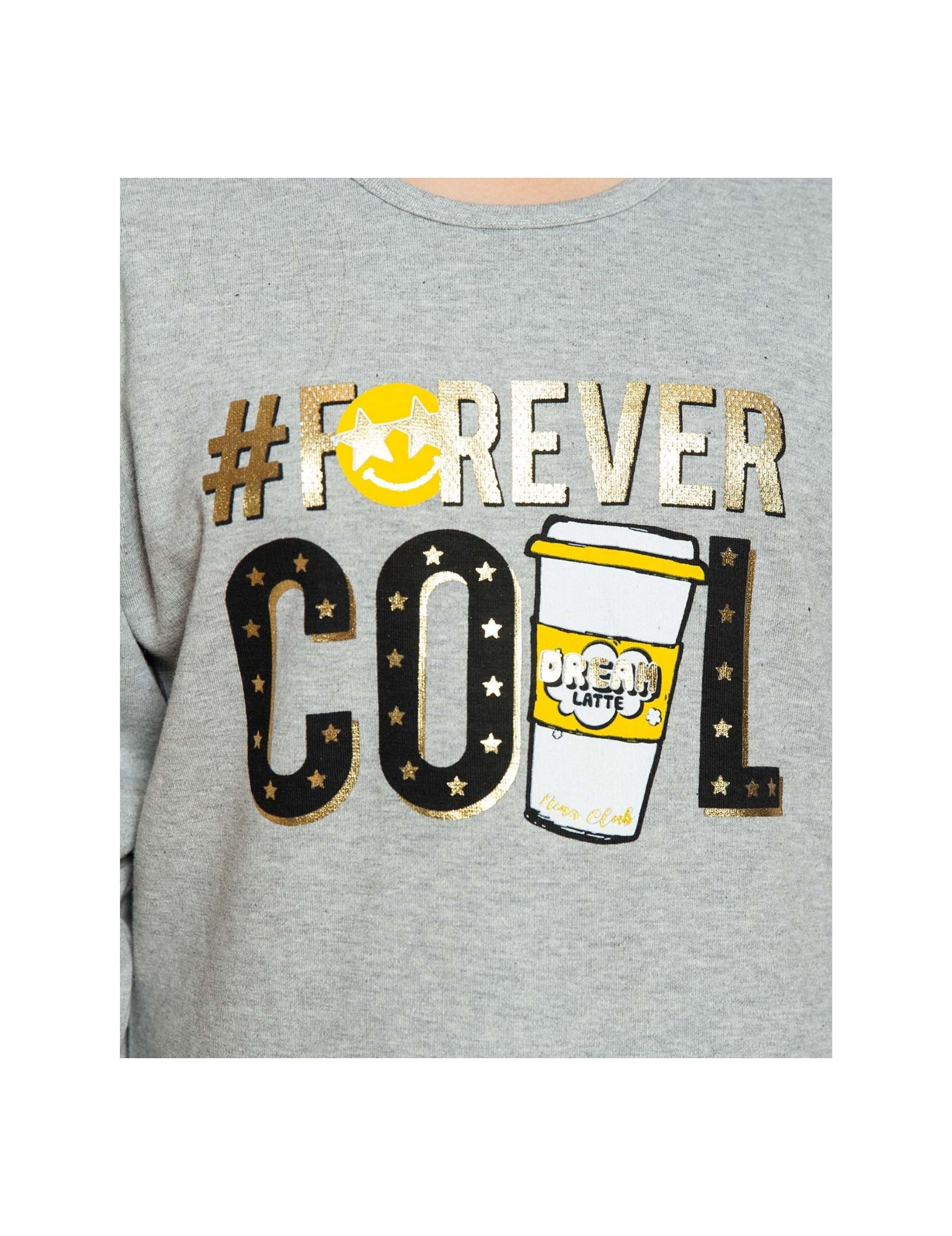Εφηβικές Πυτζάμες Για Κορίτσια Forever Cool Nina Club Γκρι 520-24 ...
